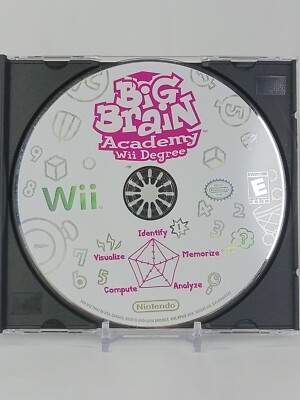 Big Brain Academy: Wii Degree (Nintendo Wii, 2007) Tested Video Game ...