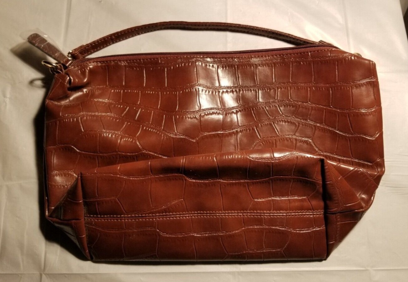 Charming Charlie Handbag Satchel Tote Purse Red Faux Leather | eBay