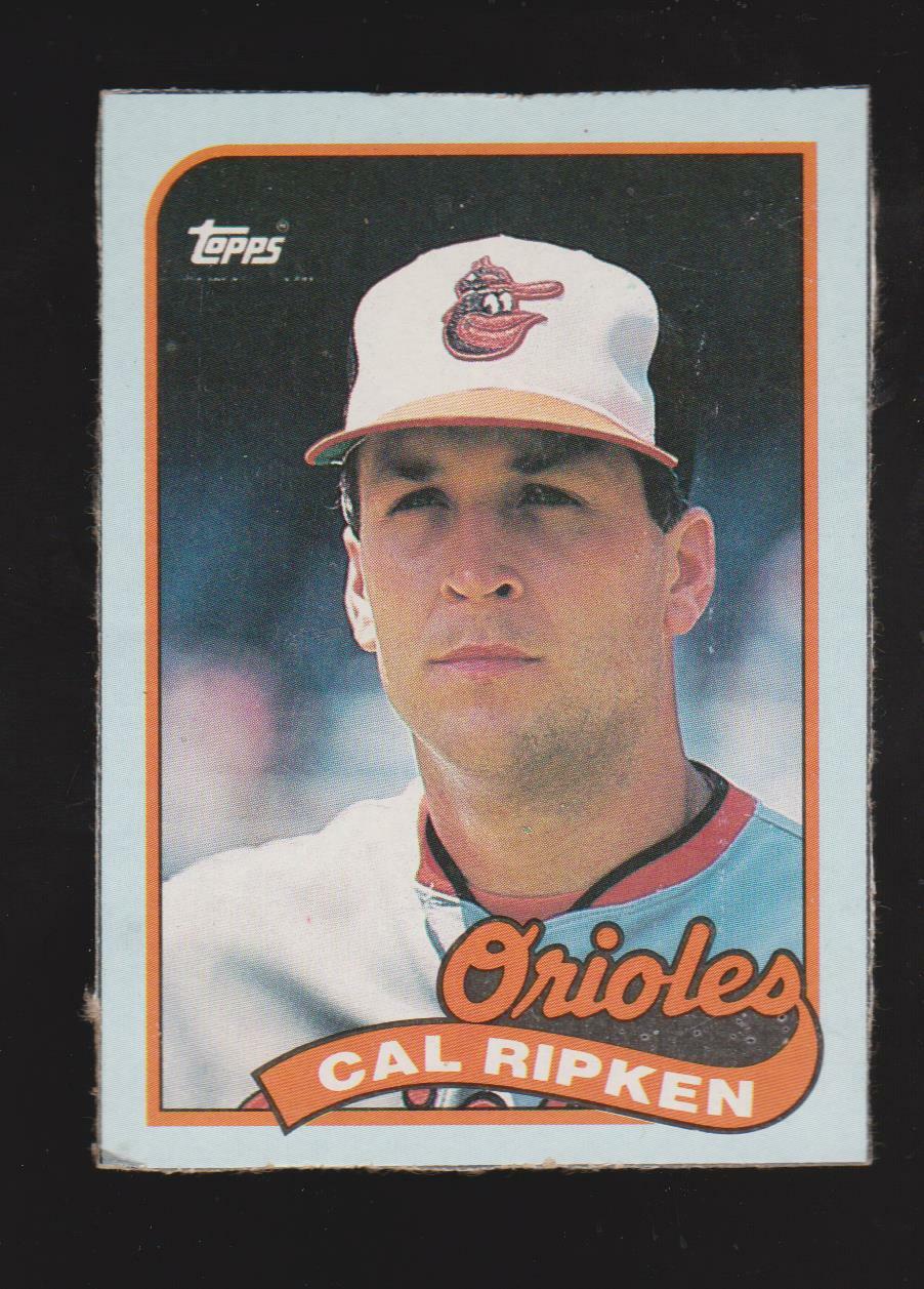 1989 Topps Wax Card #J Cal Ripken, Jr. card, Baltimore Orioles HOF | eBay