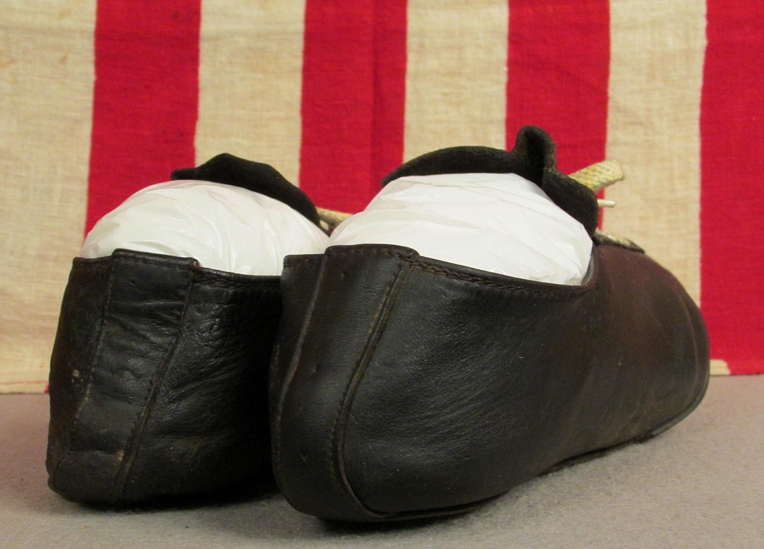 Vintage 1940s Riddell Black Leather Track Shoes Spikes Sz9 Track ...