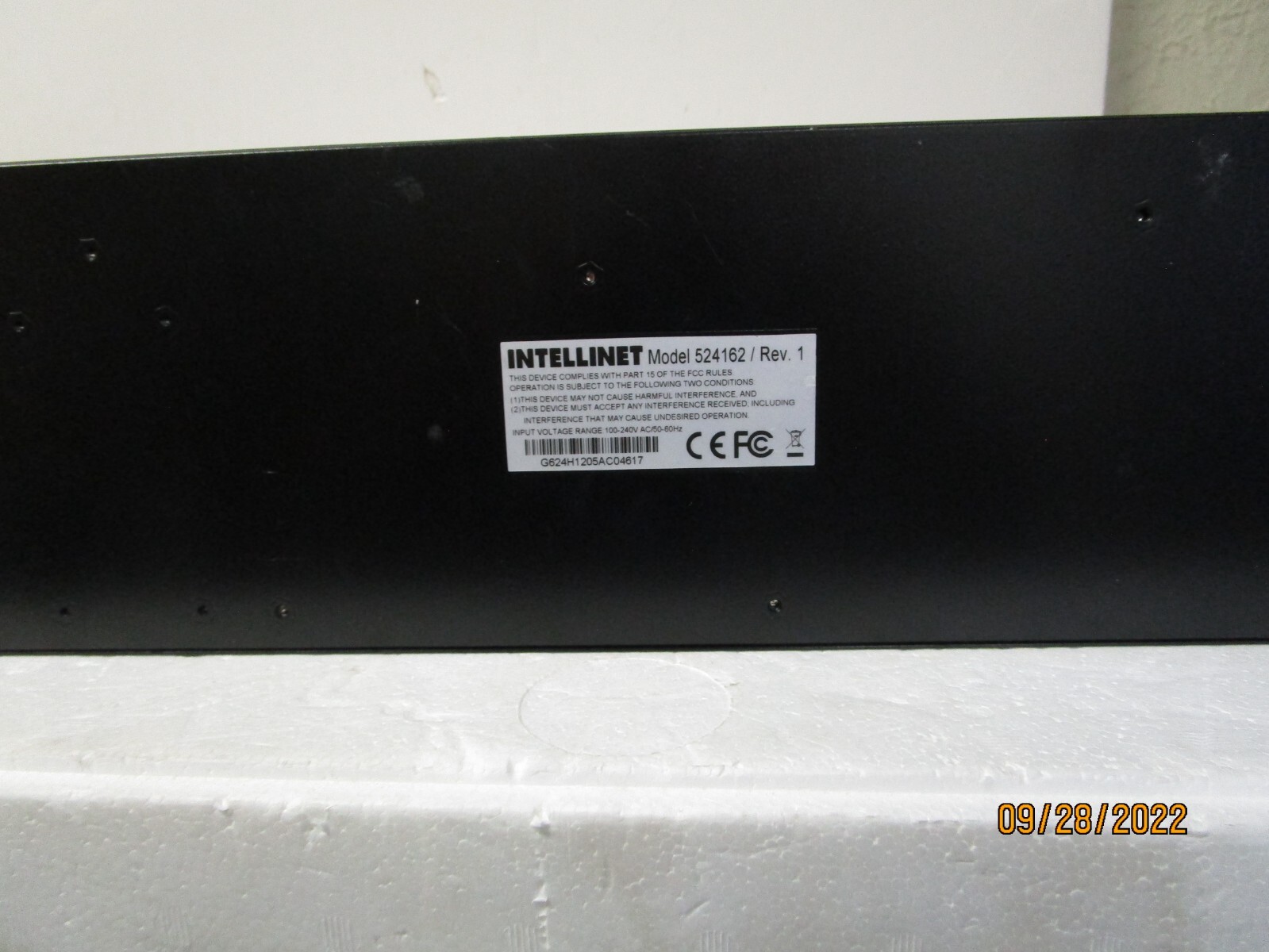 Intellinet 24-PORT Gigabit Ethernet Switch 524162 REV. 1 | eBay