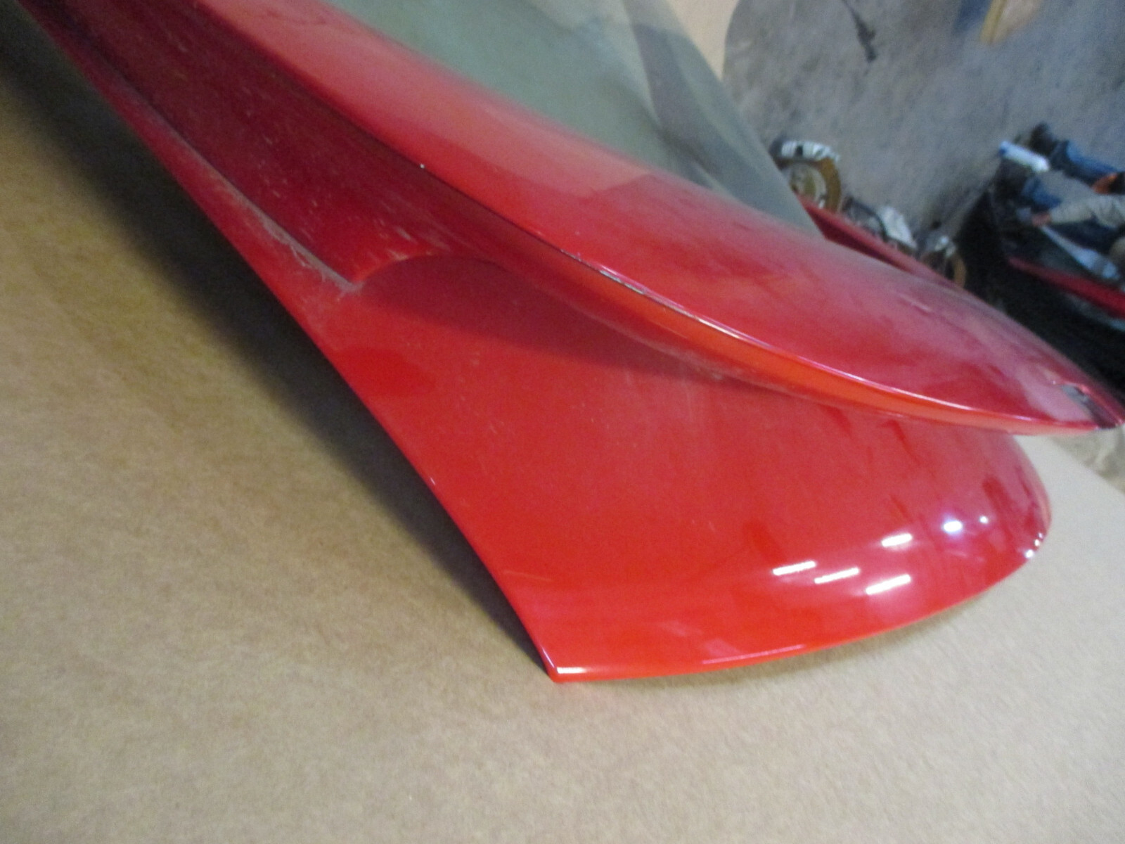 93-02 Trans Am Coupe Rear Hatch Deck Trunk Lid High Rise Spoiler Red ...