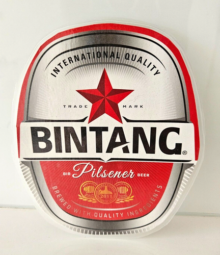 "BALI BINTANG BEER" HOME BAR / WALL LOGO, FULLY LAMINATED, OPTIONAL ...