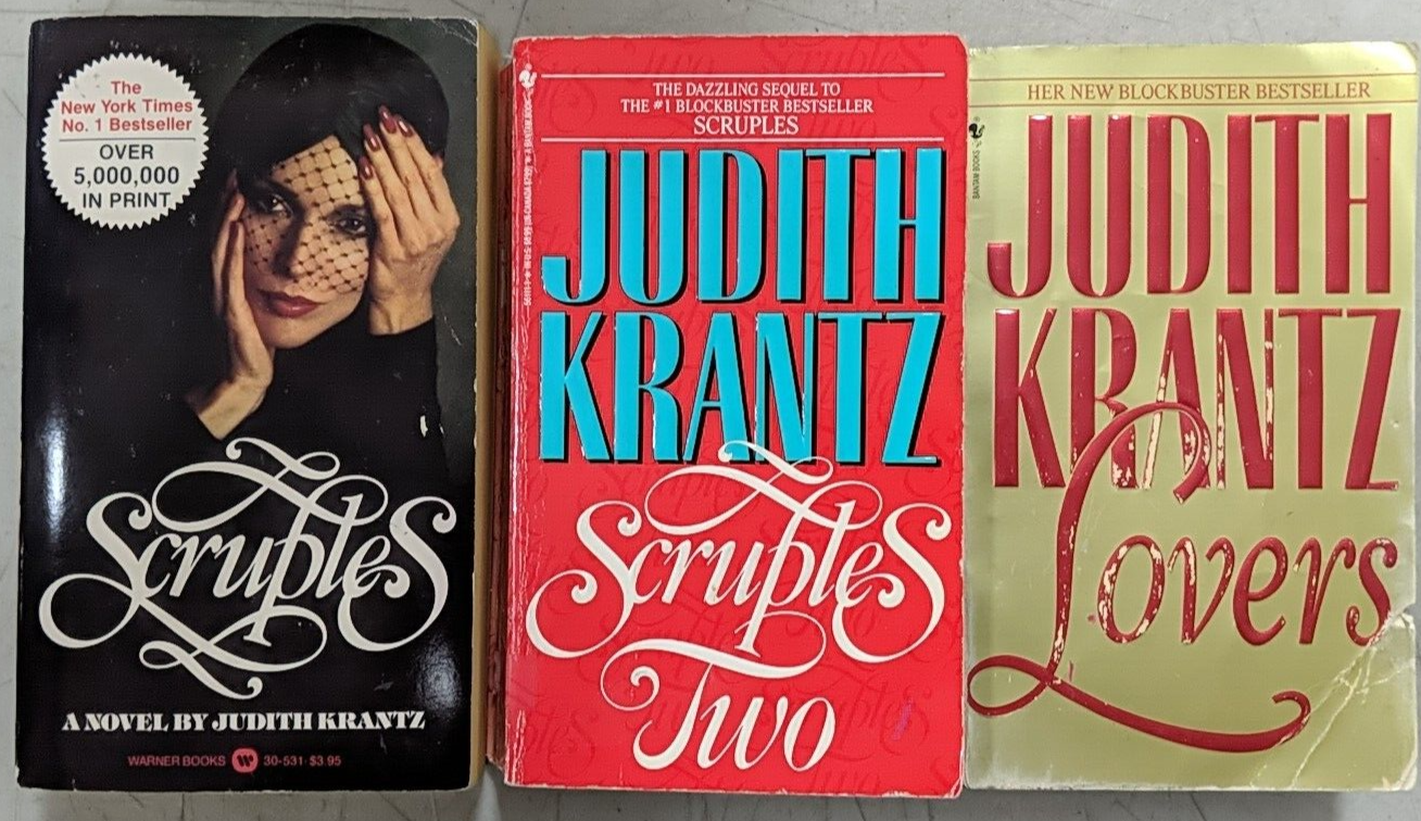 Judith Krantz Scruples Series Lot Scruples Scruples Two Lovers x3 | eBay
