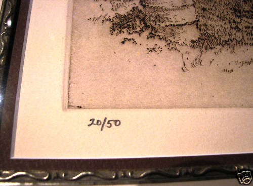 Cedric Emanuel limited etching "Richmond Farms" Australia | eBay