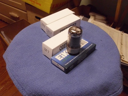 VINTAGE 7A7, RF/IF STAGE PENTODE VACUUM TUBE, HICKOK 539C TESTED, GOOD ...