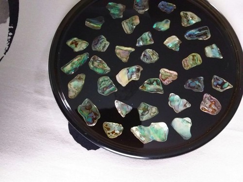 Abalone Paua Shell Resin Display Plate | eBay Australia