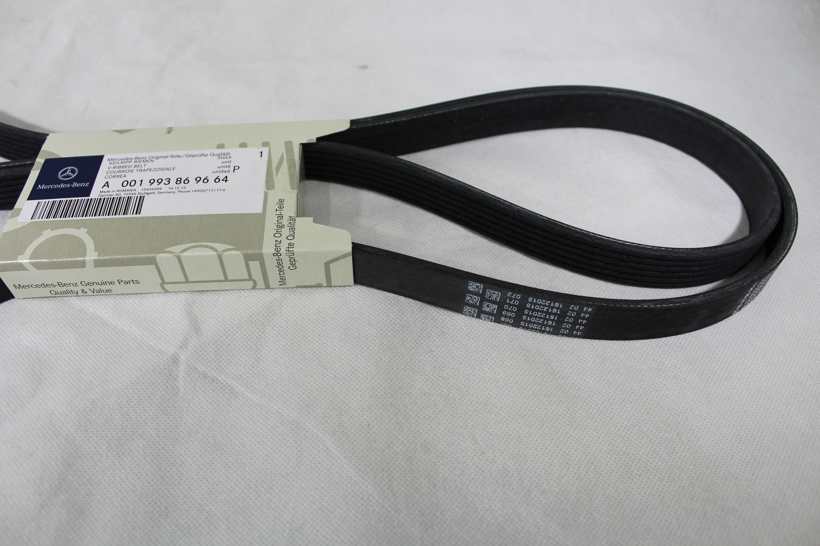 NEW Genuine Mercedes-Benz Engine Cooling Poly V-Belt A0019938696 | eBay UK