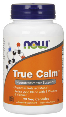 Now Foods, True Calm, 90 Veg Capsules, Promotes Relaxed Mood (07/2027 ...