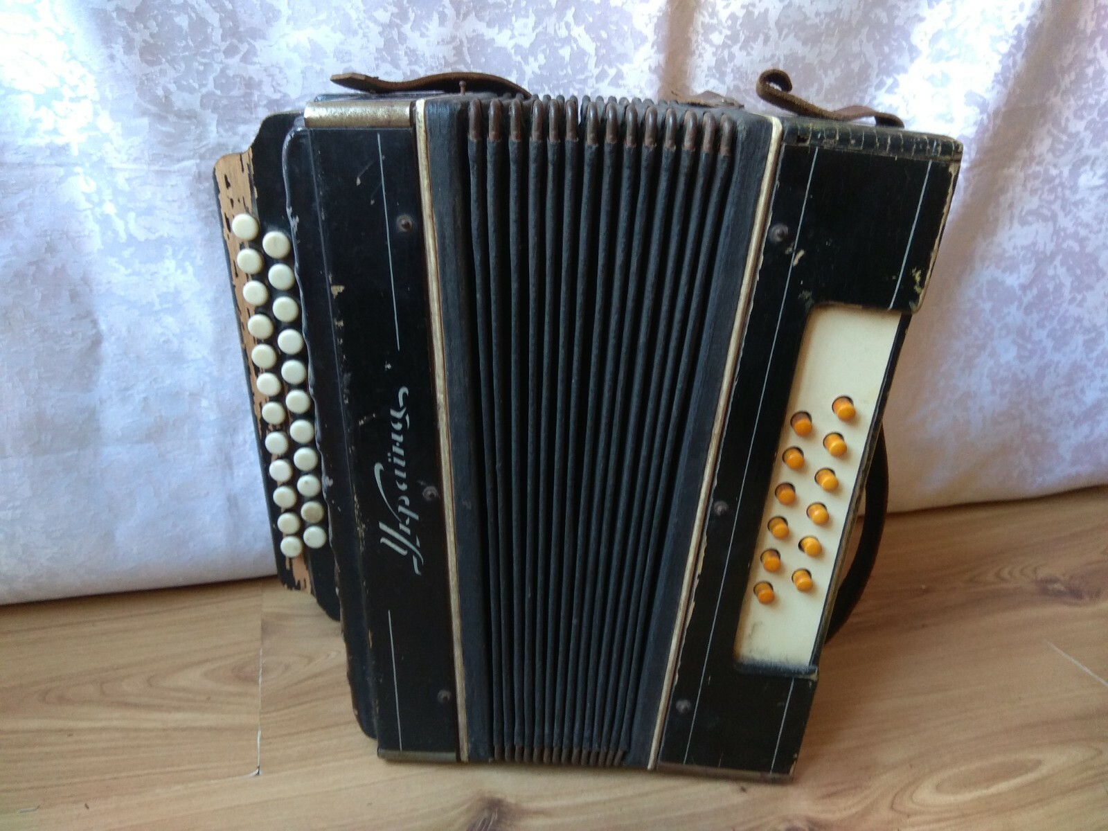 RARe SOVIET USSR Ukraine VINTAGE Accordion BAYAN BAJAN Musical ...