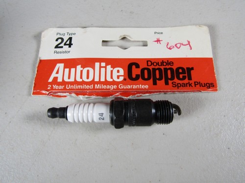 Autolite Spark Plug p/n 604 NOS Chevrolet GMC Ford Car and Trucks Type ...