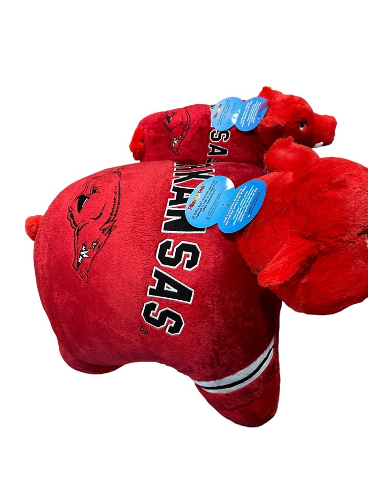 Massive University of Arkansas Pillow Pet-Huge Arkansas Razorback ...
