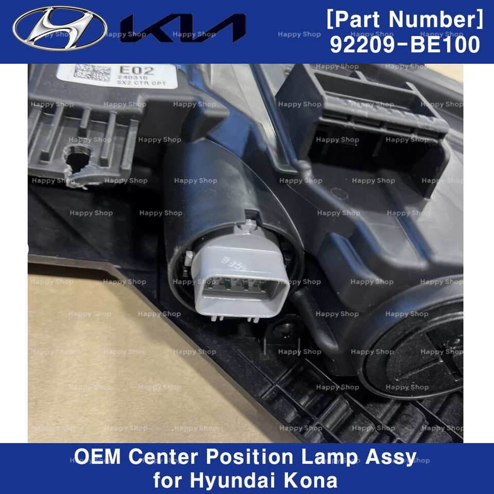 92209BE100 Front Center LED Daytime Running Light for Hyundai Kona 2024 ...
