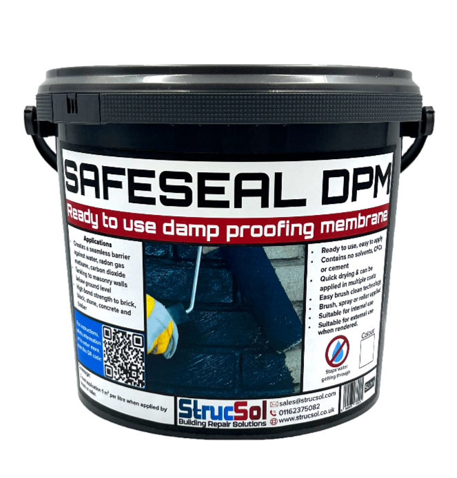 Strucsol Liquid Damp Proof Membrane | DPM Paint for Walls & Floor 5L ...