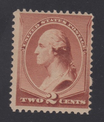 U.S.STAMP #210 — 2c WASHINGTON - RED BROWN - 1883 - MINT | eBay