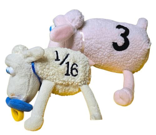 Serta Sleep Number Sheep Plush Set of 2 Numbers 3 and 1/16 | eBay