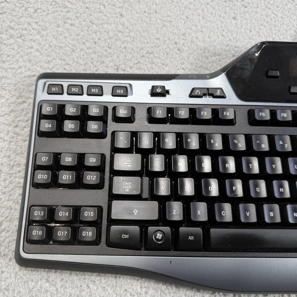 Logitech G510 Gaming Keyboard Wired USB Black Illuminated Programmable ...
