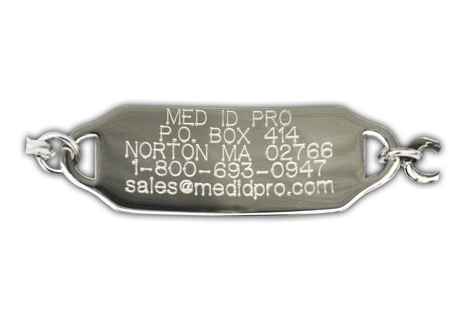 Medical Alert ID Bracelet -FREE ID Wallet Card,Engraving - Apixaban | eBay