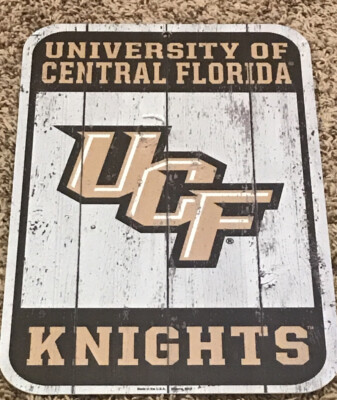 University of Central Florida Knights UCF Wall Dorm Man Cave Sign 11x17 ...