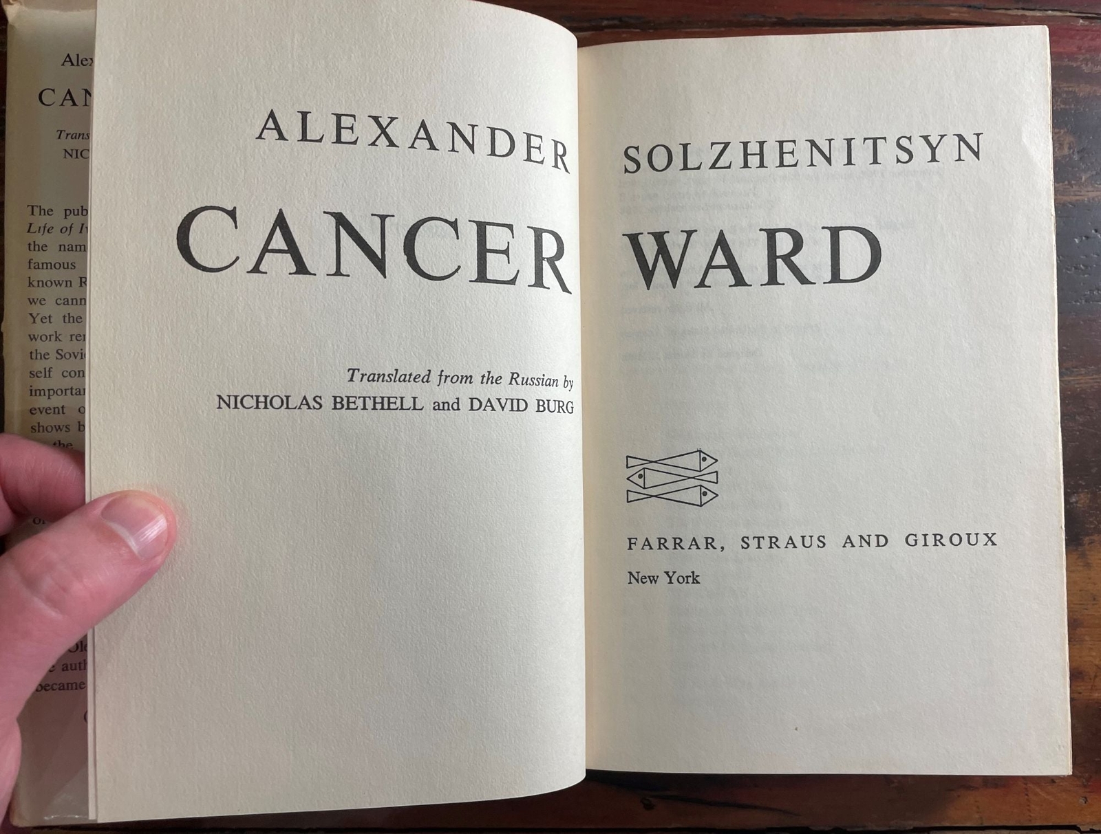 Alexander Solzhenitsyn / Cancer Ward 1969 BCE | eBay