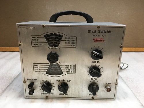 EICO RF Signal Generator Model 324 - 150KC-435MC | eBay