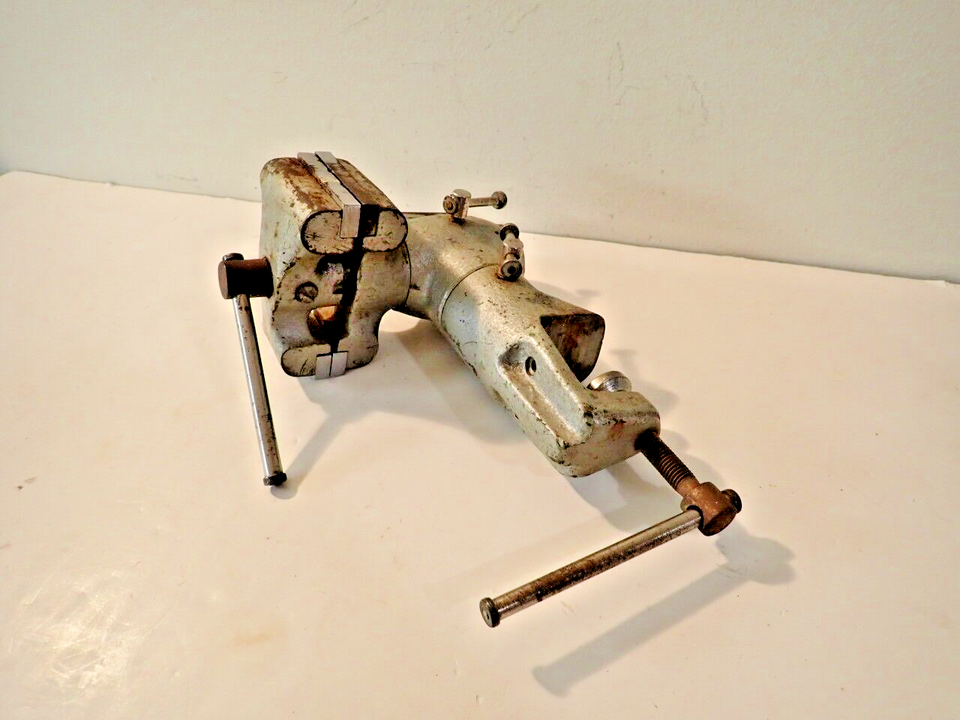 Vintage Small Jaw rotating Clams bench Vise- 8 Pound weight | eBay