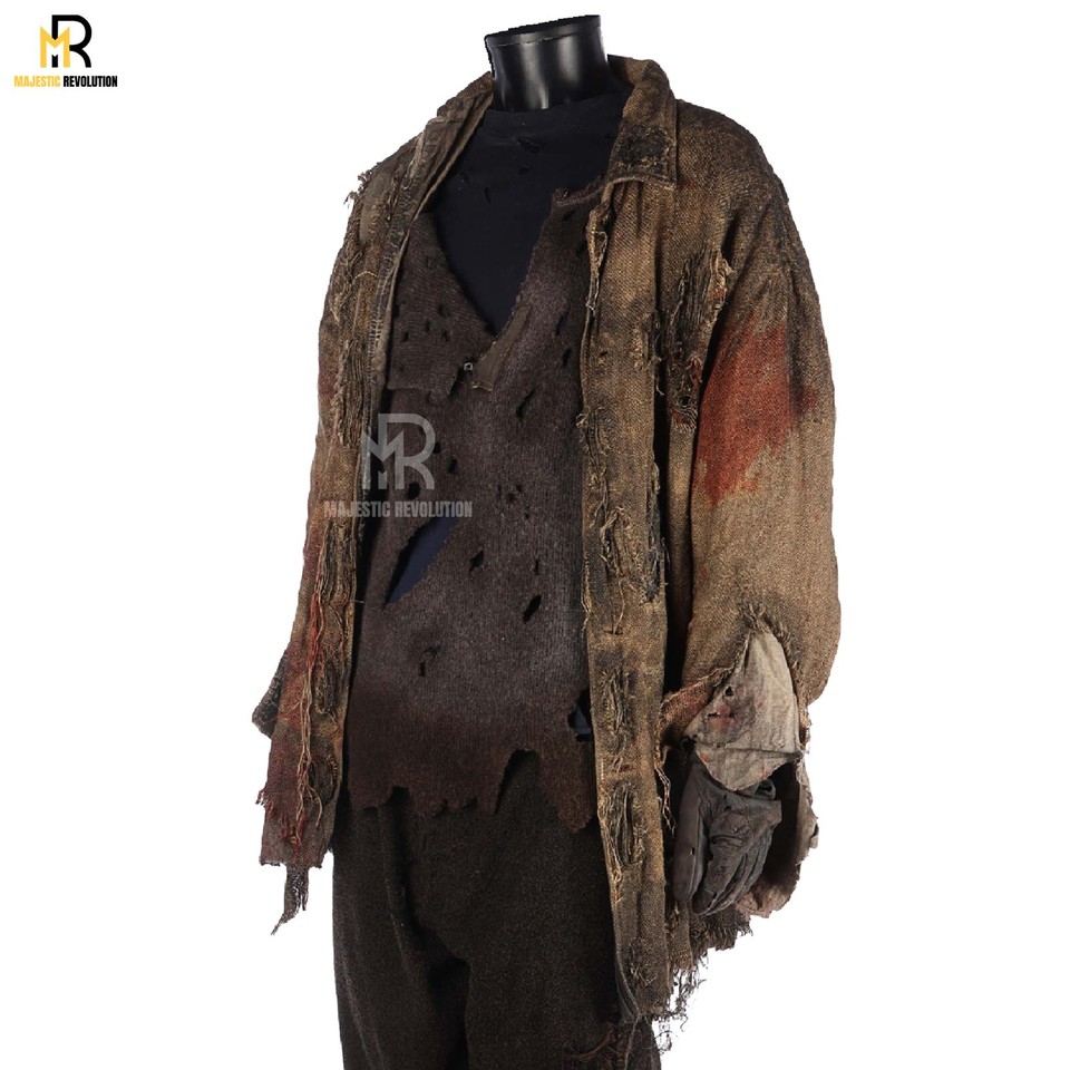 Voorhees Inspired Horror Burlap Coat Men's Halloween Cosplay Costume | eBay