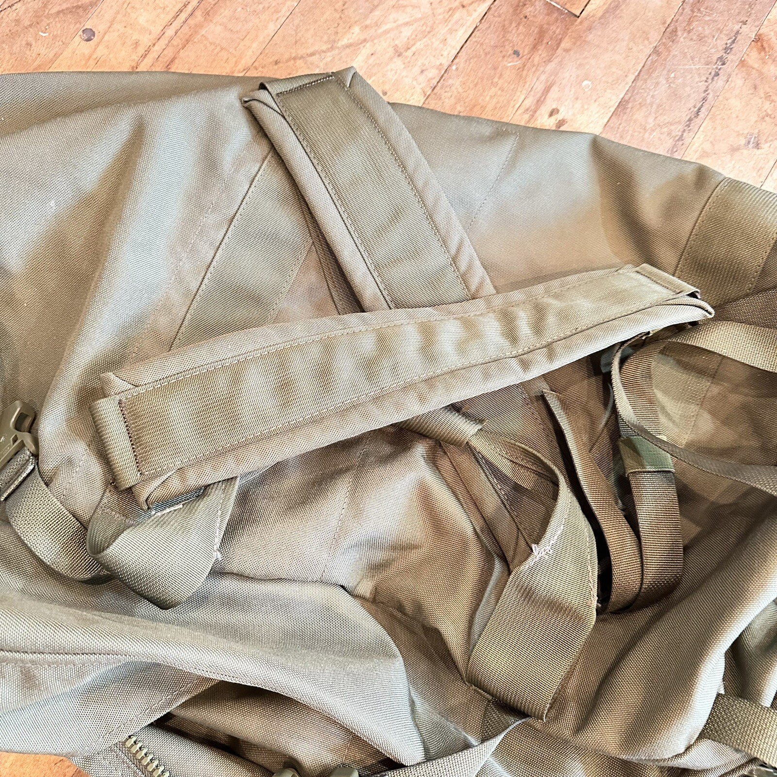 US Military IMPROVED DUFFEL BAG W/ ZIPPER Flight Travel USGI Army USMC ...