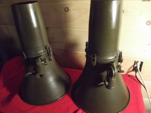 WWII STYLE - MILITARY LS-104A/TIQ-3 LOUDSPEAKER SPEAKER 25 WATTS 16 OHM ...