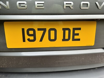 personalised number plates for sale 1970 DE | eBay UK