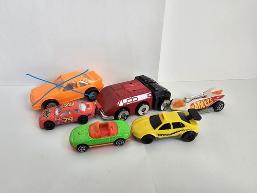 Used Toy Cars Remco Toys 1987 Orange, Hot Wheels '94 Taxi, 1991 Turbo ...