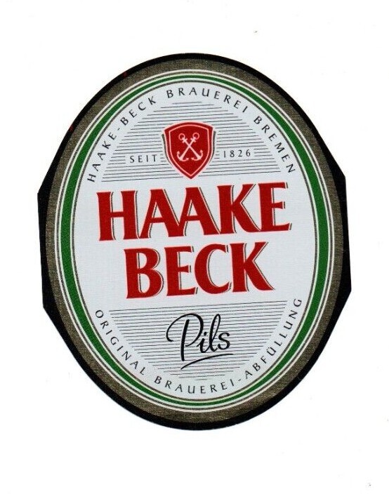 Germany - Beer Label - Haake-Beck Brauerei, Bremen - Pils | eBay UK
