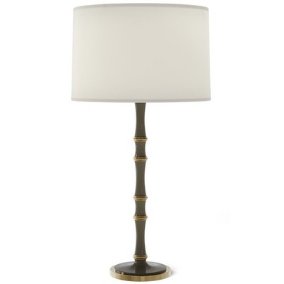 Robert Abbey Kane 1Lt Table Lamp, Smokey Taupe/Modern Brass/Fondine ...
