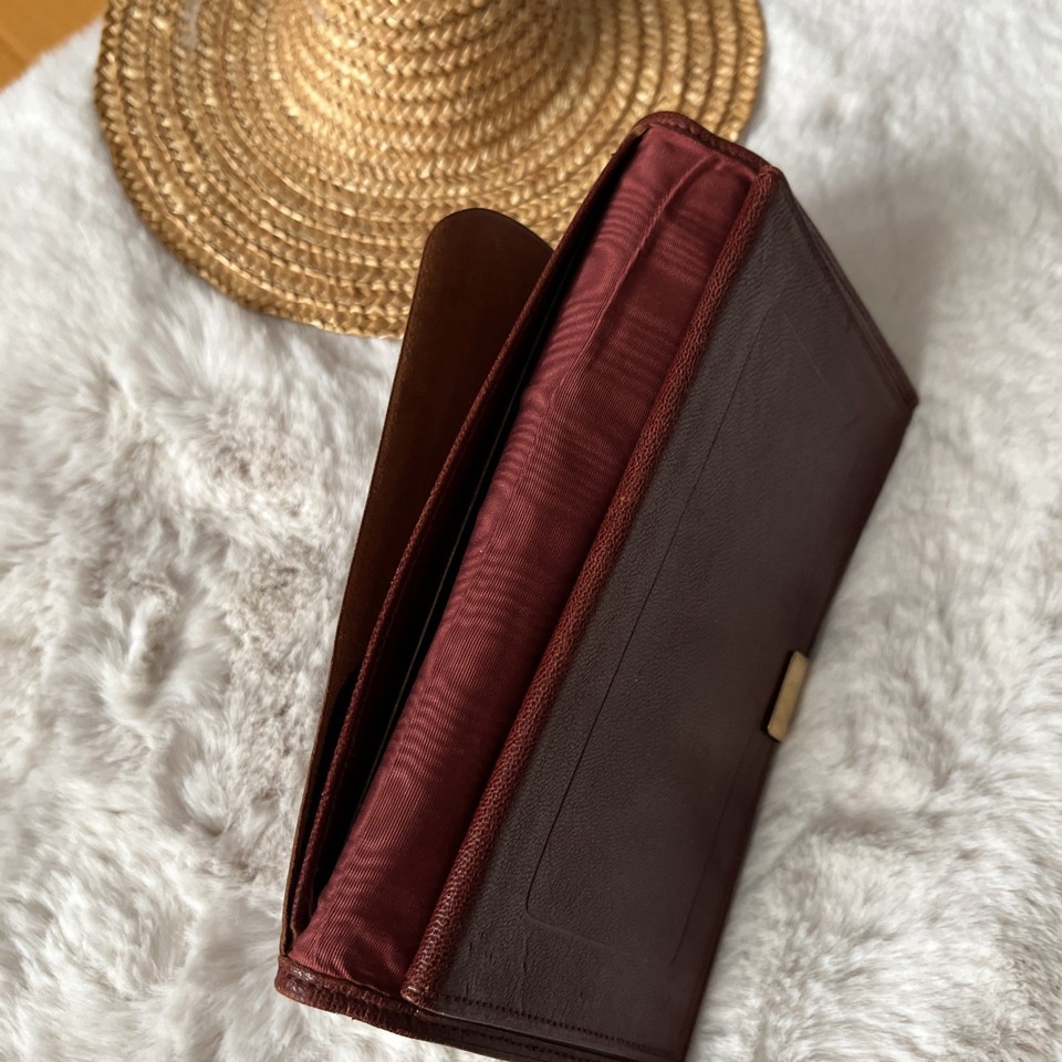 Vintage Buxton Leather Checkbook Wallet | eBay