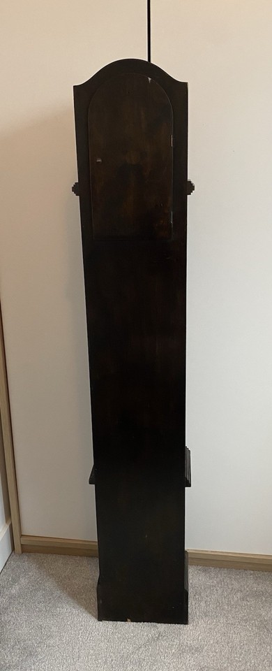 German Long Case T A Haller Wooden Granddaughter Clock - will need ...