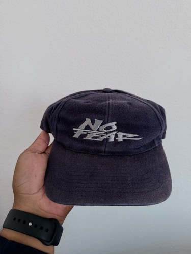 VTG 90/00’s NO FEAR Kids SnapBack Embroidered Beautiful Fade Navy Blue ...