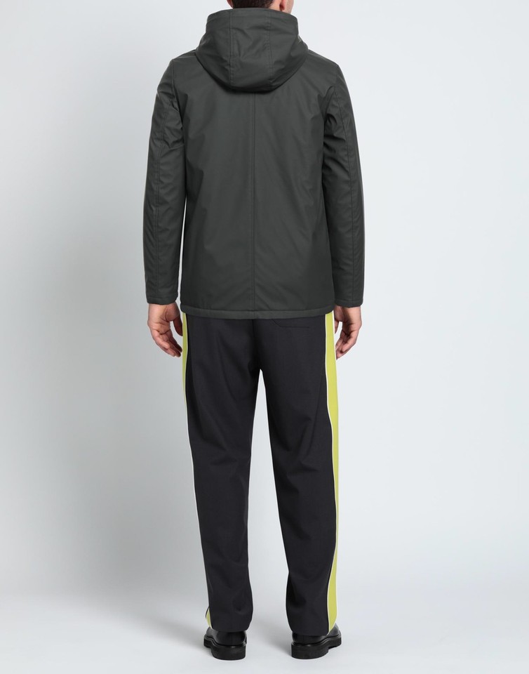 RRP €200 HOMEWARD CLOTHES Rain Jacket Size L Sherpa Lined Green Coated ...