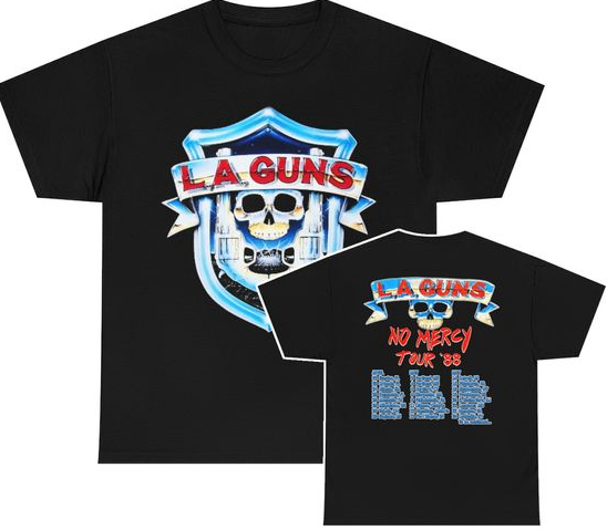 LA Guns 1988 No Mercy Tour tshirt | eBay