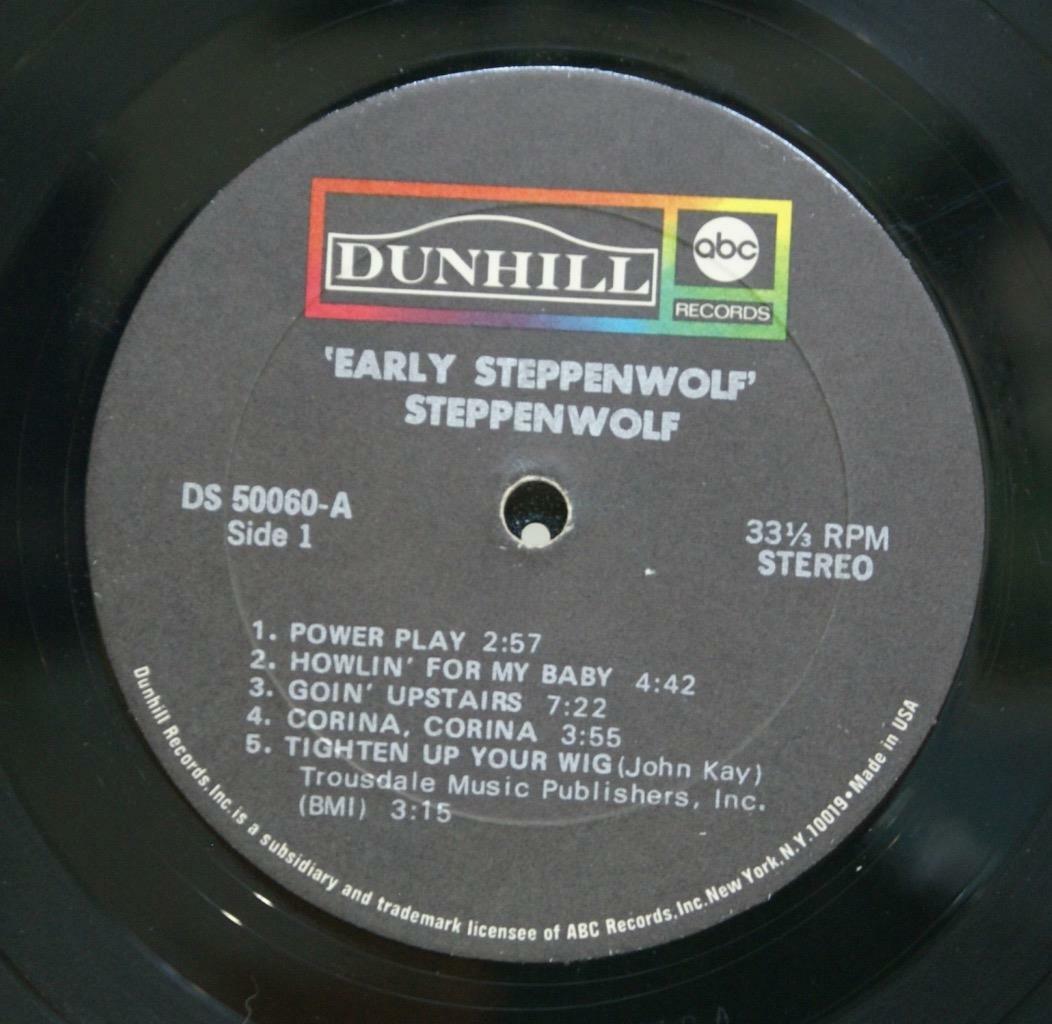 STEPPENWOLF - EARLY STEPPENWOLF- ROCK VINYL LP | eBay