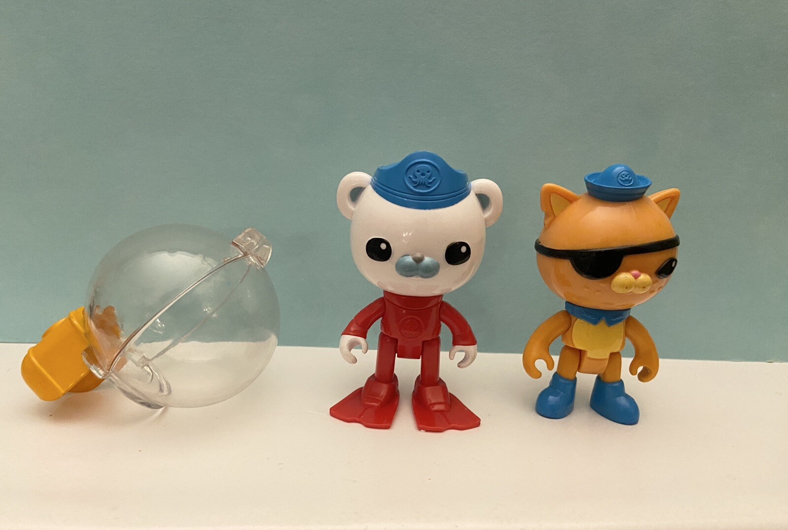 Octonauts Captain Barnacles Bear & Kwazii Figures Toy Mattel Set ...