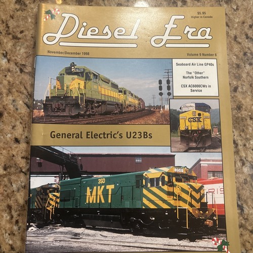 Diesel Era Magazine, Volume 9 Number 6, November/December 1998 | eBay
