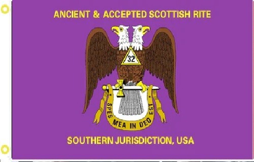 3X5 SCOTTISH RITE FLAG BANNER ANCIENT AND ACCEPTED SCOTTISH RITE FLAG ...