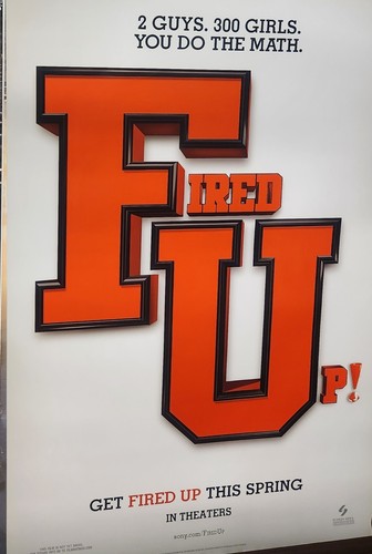 FIRED UP MOVIE POSTER 1 Sided ORIGINAL ADVANCE 27x40 | eBay