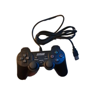 Retro Power USB Double Shock Gaming Controller | eBay