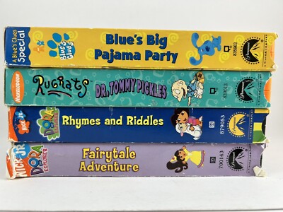 Nickelodeon Nick Jr. VHS Lot of 4 Rugrats | Grelly USA