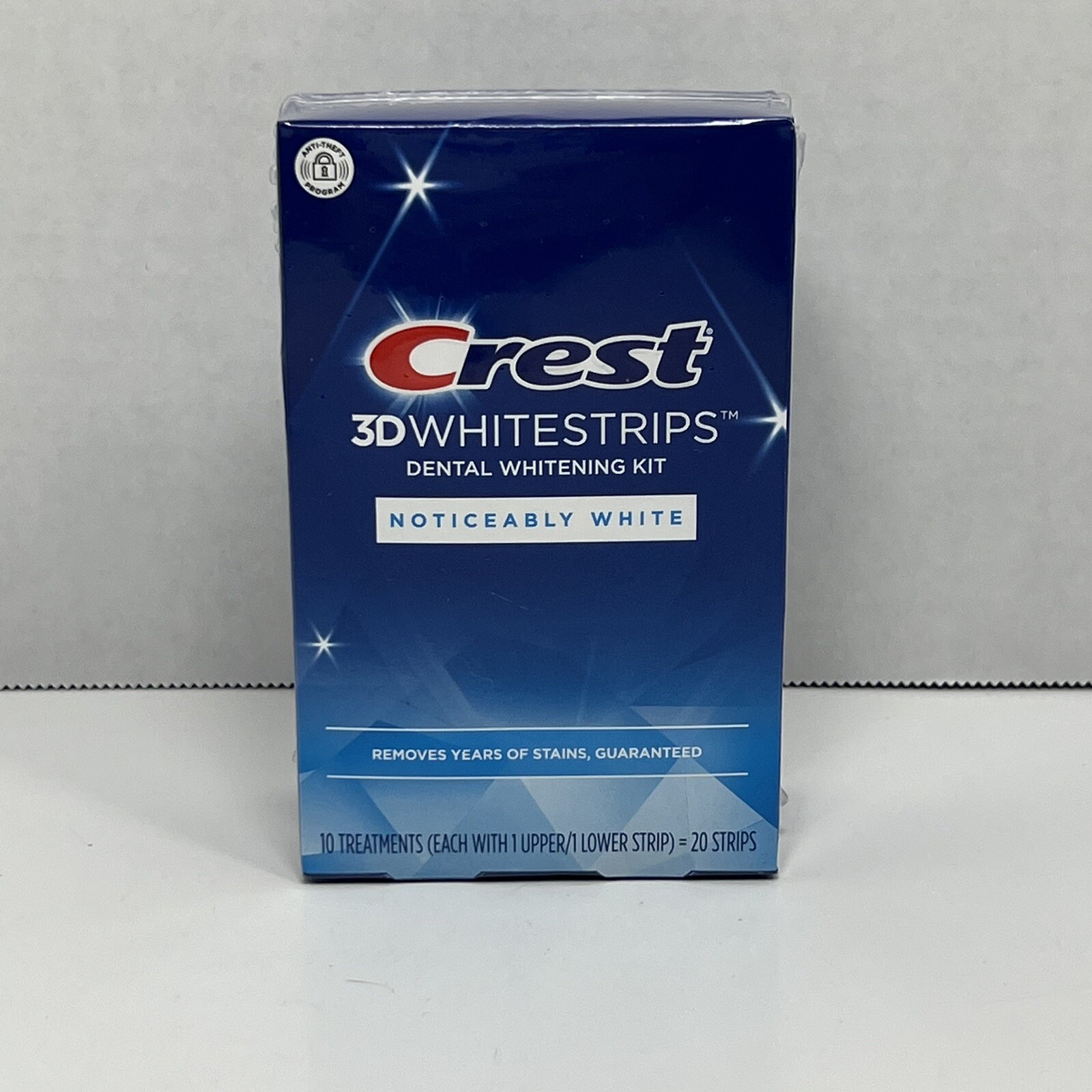 Crest Noticeably White 3D Whitestrips Exp 12/2024 20 Strips 10 ...
