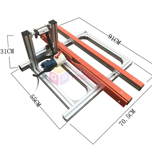 220V 350W Woodworking Edge Trimming Machine Electric Edge Trimmer Edge ...