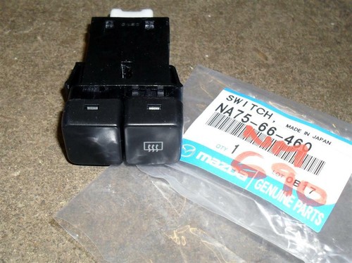 Heated rear window switch genuine Mazda MX-5 mk1 JDM Eunos 1.8, MX5 ...