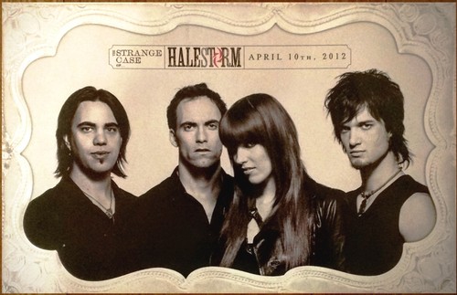HALESTORM The Strange Case Of Ltd Ed RARE Tour Poster +BONUS Rock ...