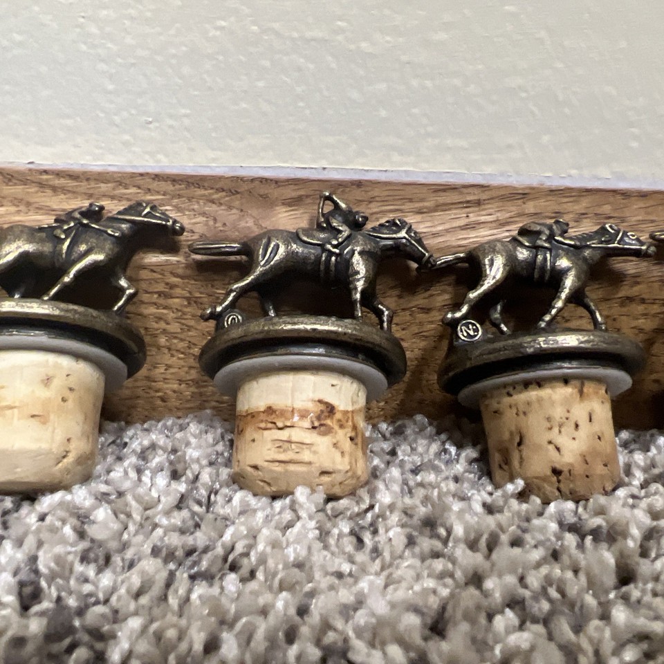 Blanton’s Bourbon Whiskey Bottle Cork Stoppers Complete Set 8 All ...
